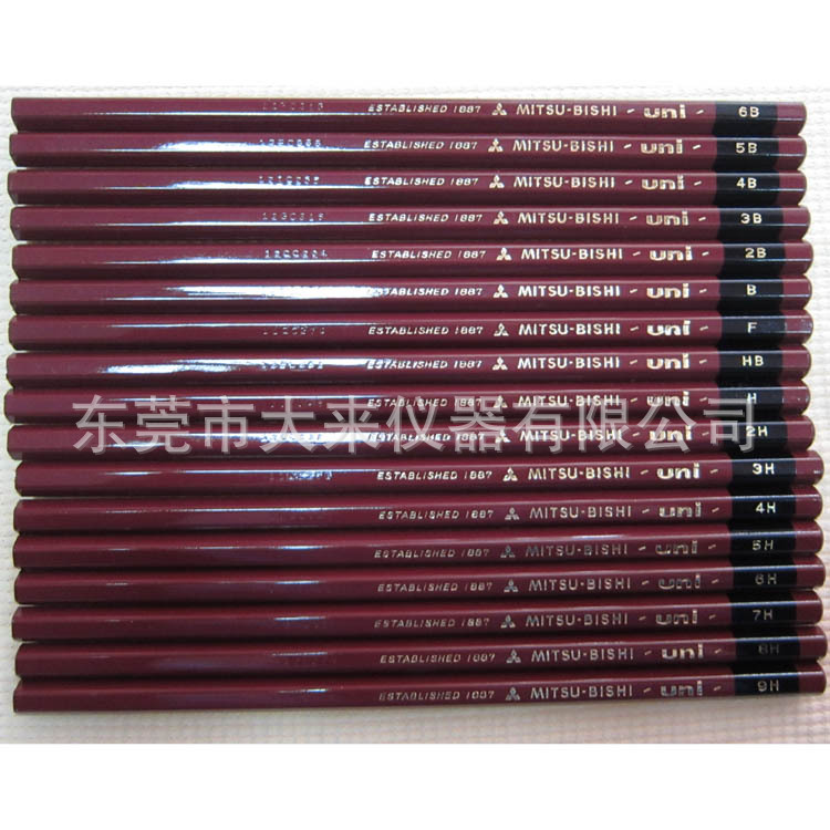正品！uni三菱铅笔,符合国标GB/T 6739中对硬度测试铅笔要求 - 办公批发网
