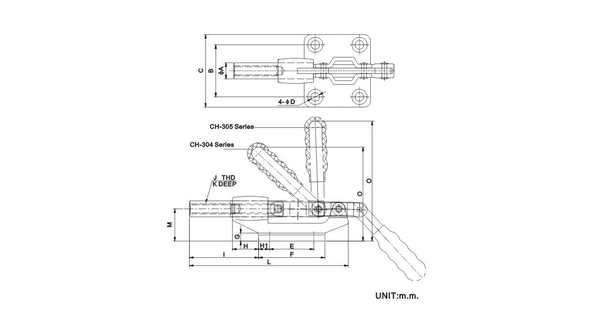 供应 CH-304-CM/HM/EM CH-305-CM/HM/EM 夹钳 快速夹钳-阿里巴巴