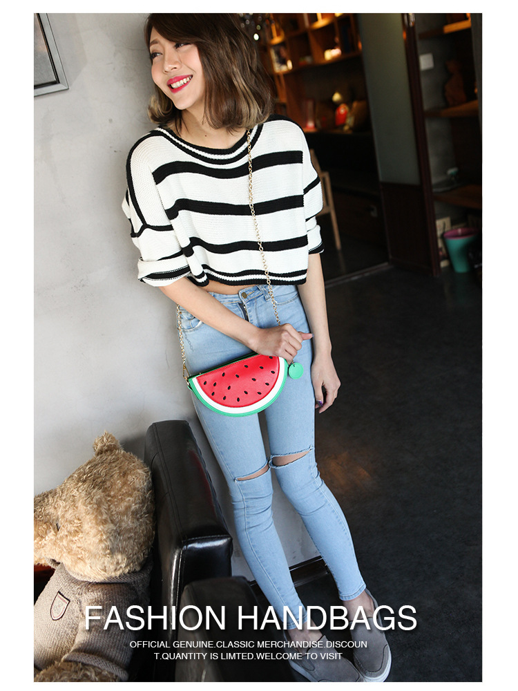 Wholesale cartoon fruit chain shoulder bag - Nihaojewelry