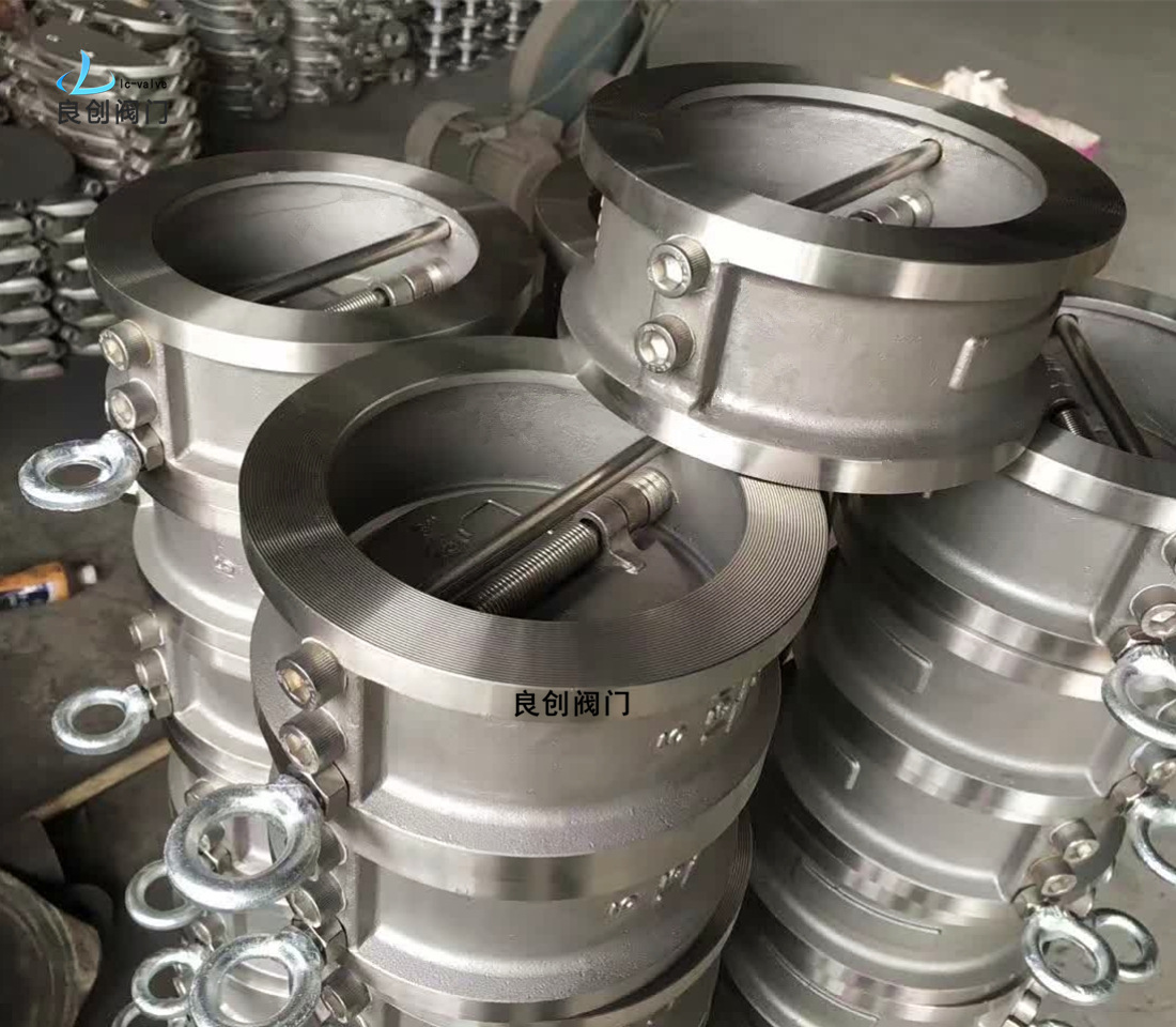 304对夹止回阀H76W-16P不锈钢对夹单向阀蝶式止回阀现货