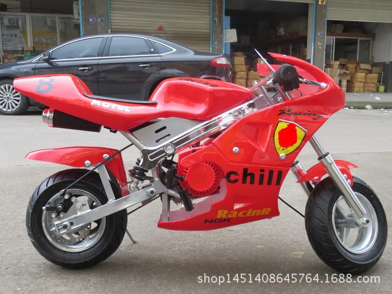 49CC迷你小跑车 49CC摩托车 迷你摩托车 公路赛车 带前后减震-阿里巴巴