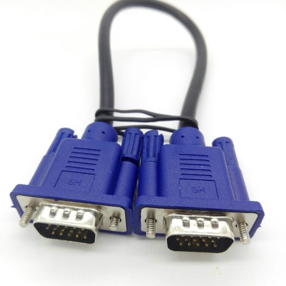 9012039→73907 現貨【no】廠價直銷 3+5 VGA線 細線藍頭 液晶專用顯示器視頻線 50釐米 A5 - buy360 ...