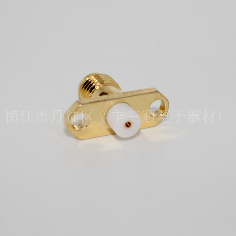 SMA-KFD 两孔法兰 射频同轴连接器 工厂直供 批量供应-阿里巴巴