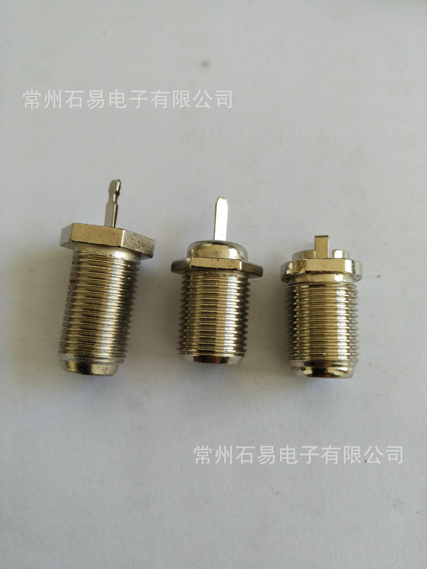 焊接式英制F六角F61母座 可焊型注塑式F母头 一头外螺纹英制F头-阿里巴巴