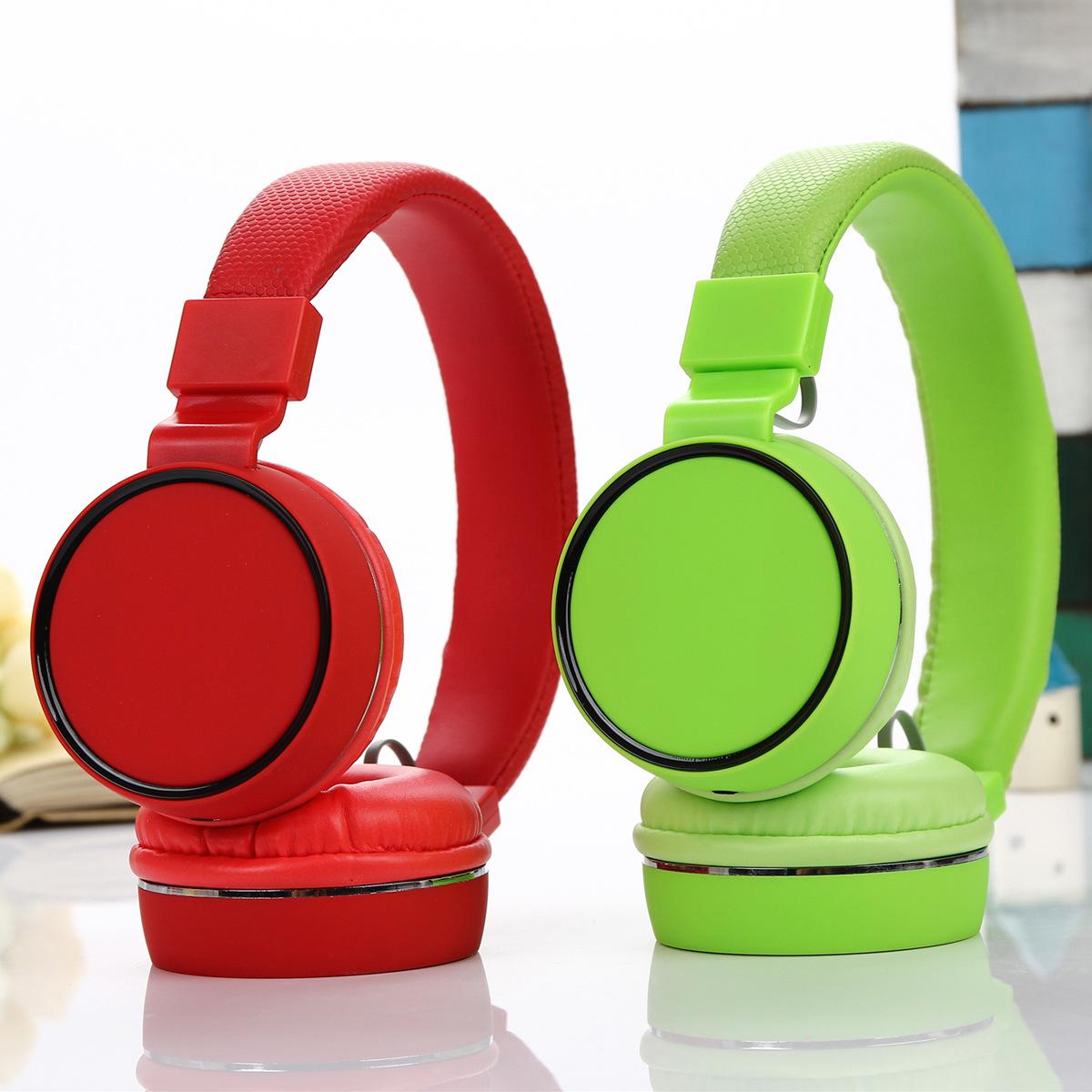 头戴式耳机工厂厂家直销TV10糖果色插线带唛折叠式头戴式耳机-阿里巴巴