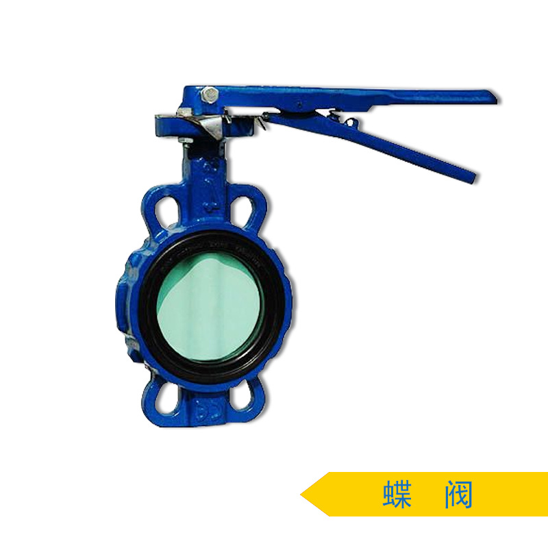 【阀门】D71J-16全衬胶硬密封蝶阀 消防法兰蝶阀直通式手动蝶阀-阿里巴巴