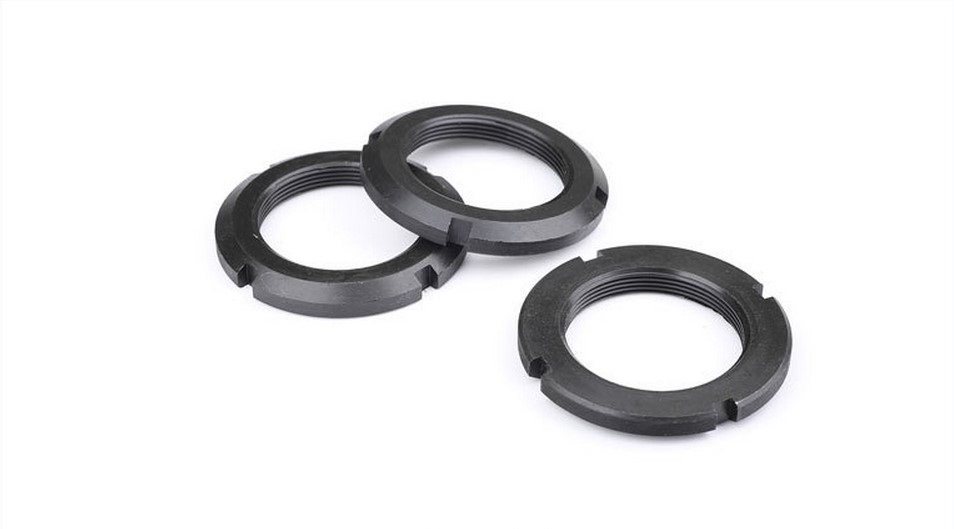 现货供应 中碳45钢热处理8.8级 圆螺母 GB812 量大从优 M10-M200-阿里巴巴