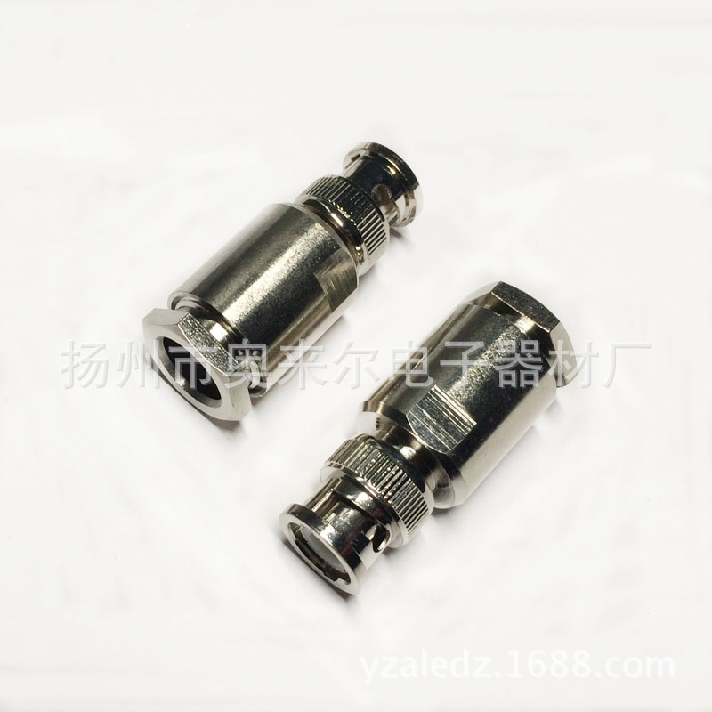 射频同轴连接器BNC-J7，BNC接SYV-50-7线，RG-213电缆接头-阿里巴巴