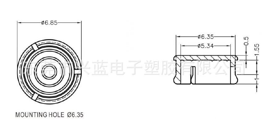 LC5-3 LED导光柱 LED导光帽 LED导光柱 PC导光帽-阿里巴巴