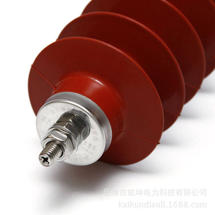 凯坤HY5WS-17/50硅橡胶防雷器10KV高压复合绝缘氧化锌避雷器-阿里巴巴