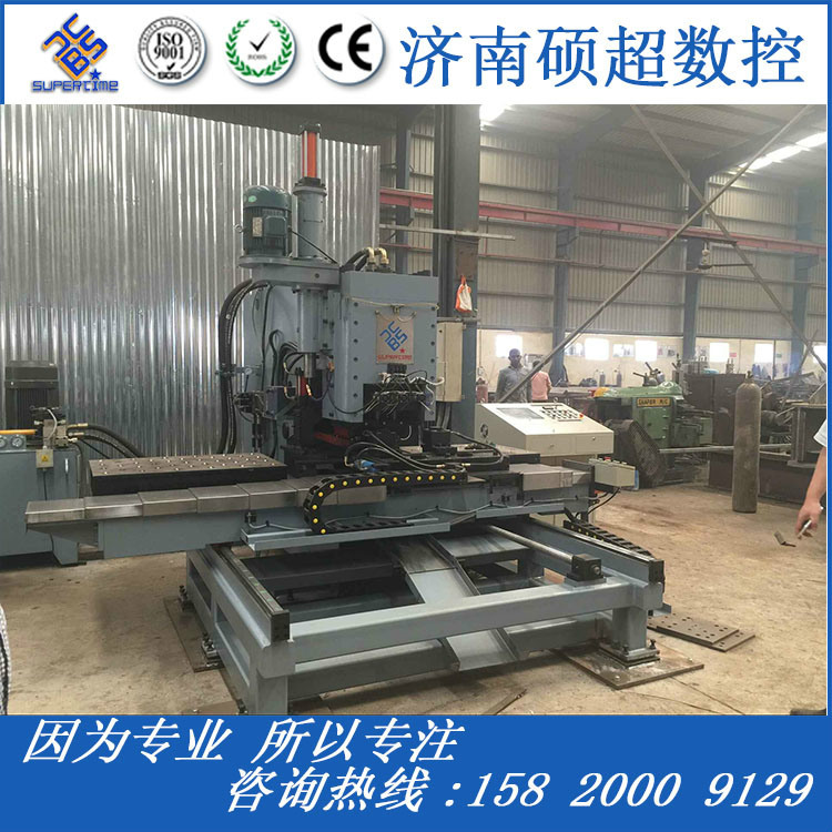 液压厚板冲孔机 硕超数控 CJ100液压冲钻复合机 液压高速冲孔机 - 机械设备批发网