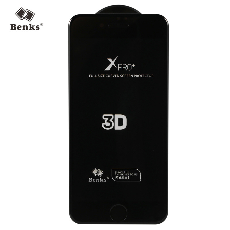 邦克仕 iphone7/7 plus手机保护膜 XPRO+3D曲面全覆盖钢化玻璃膜 - 数码批发网