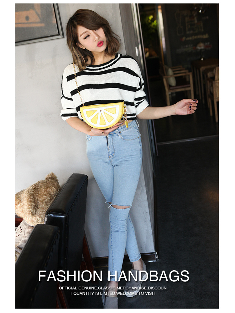 Wholesale cartoon fruit chain shoulder bag - Nihaojewelry