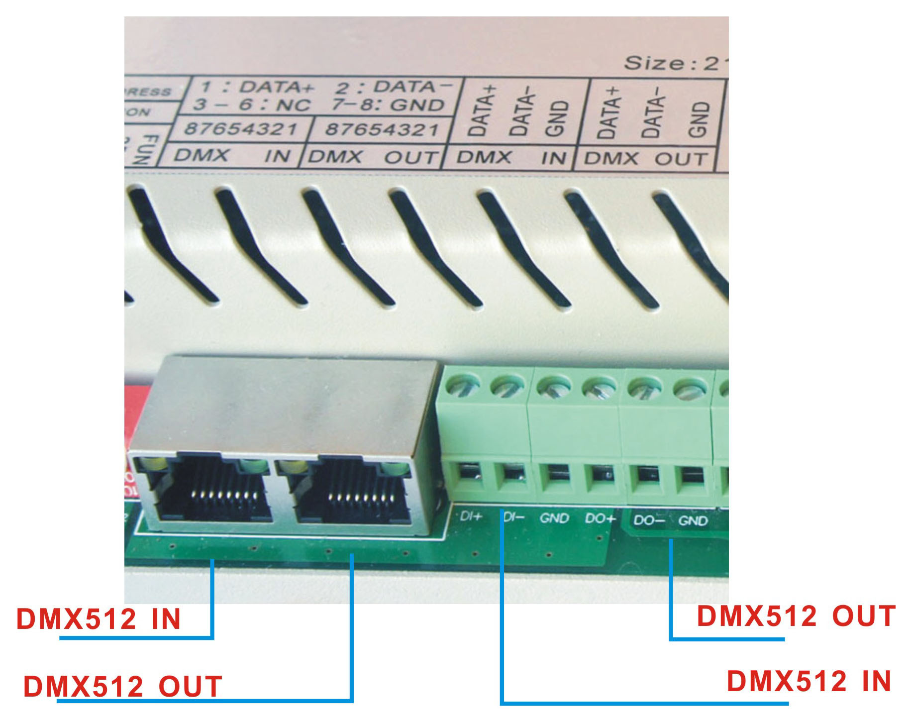 多通道DMX512解码器点光源驱动器33通道LED控制器 - 电子批发网