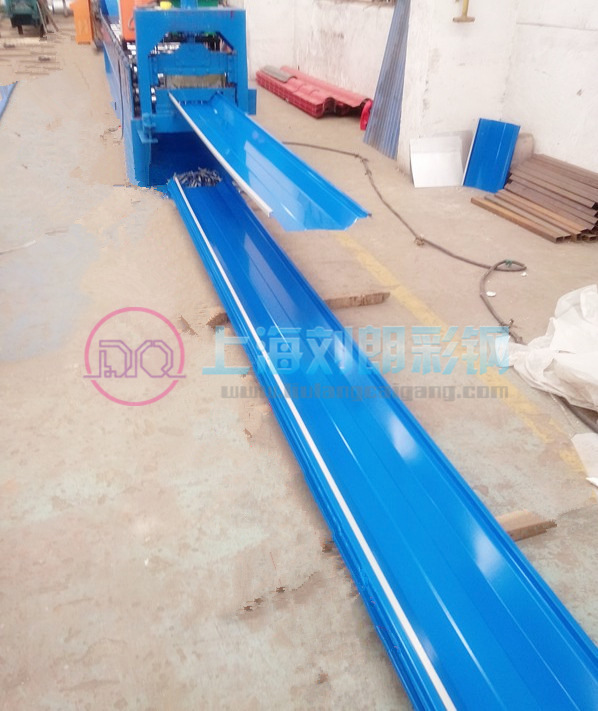 上海刘朗彩钢订制YX82－475型角弛、彩钢瓦、宝钢彩涂卷 - 建材批发网