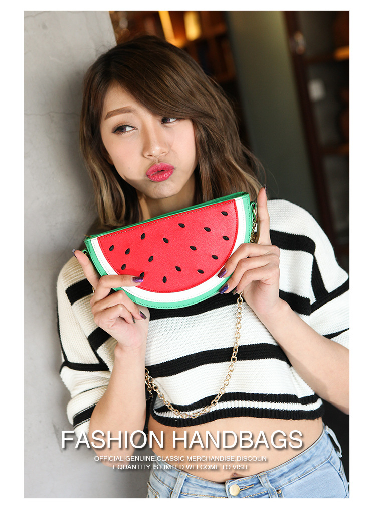 Wholesale cartoon fruit chain shoulder bag - Nihaojewelry