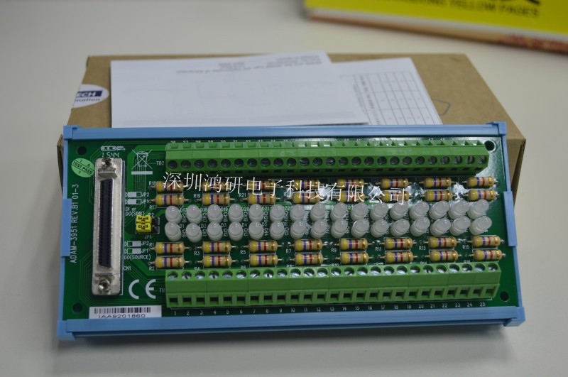 研华ADAM-3951 接线端子台DIN导轨安装 配PCI-1756板卡端子板-阿里巴巴
