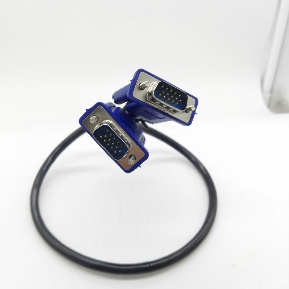 9012039→73907 現貨【no】廠價直銷 3+5 VGA線 細線藍頭 液晶專用顯示器視頻線 50釐米 A5 - buy360 ...