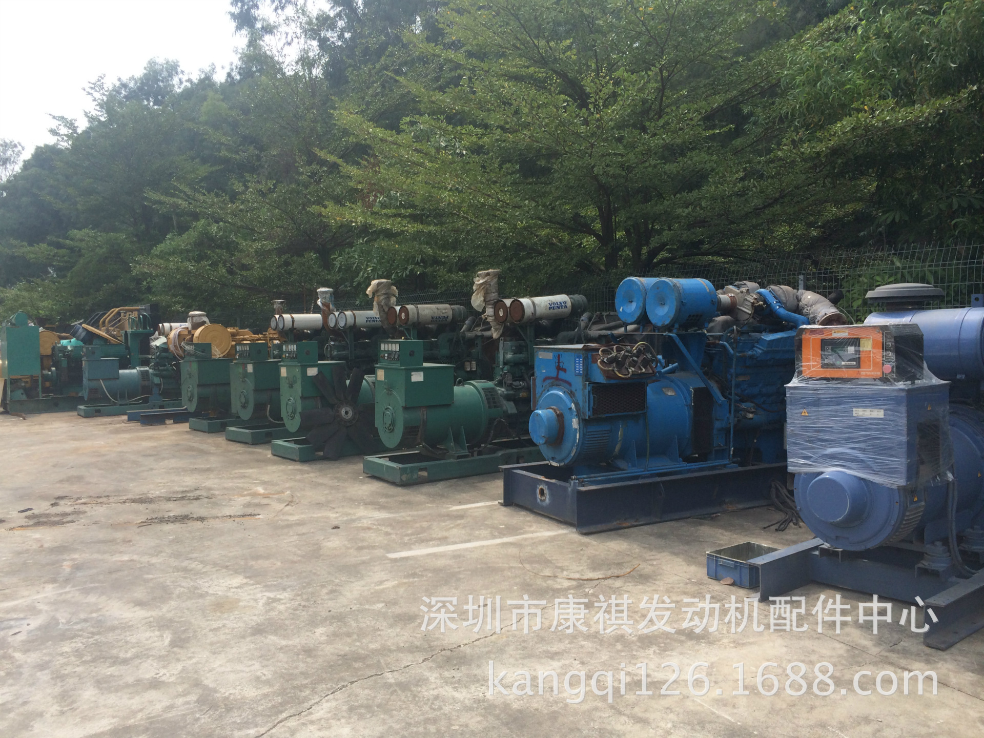 长期买卖进口二手发电机组沃尔沃TAD1631GE-阿里巴巴