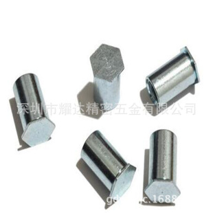 批发压帽螺母 压铆螺柱BSO-M3-8碳钢镀锌六角螺丝 外径4.2镀蓝锌-阿里巴巴