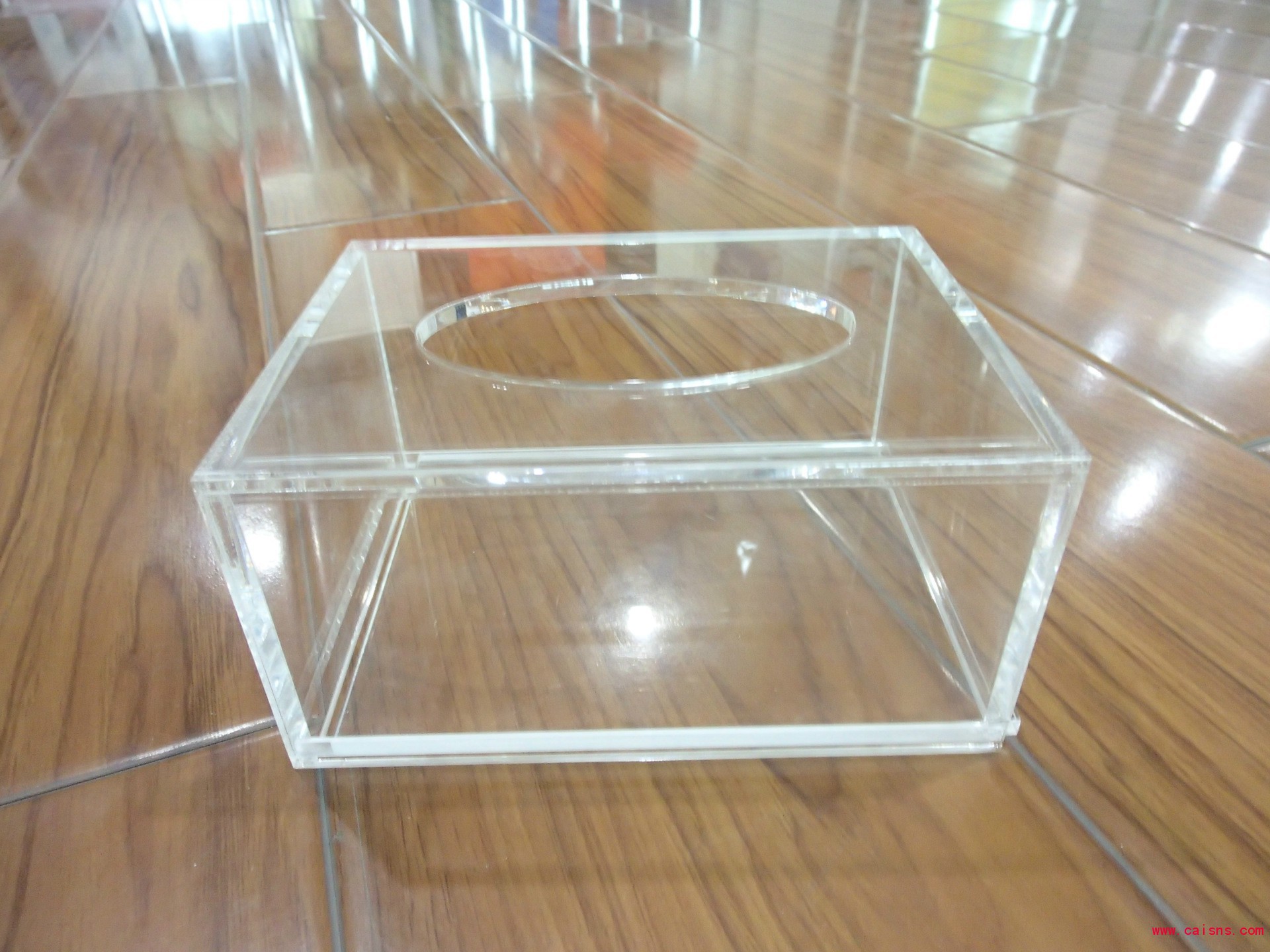 亚克力展示箱 透明便签盒 透明有机玻璃箱 亚克历透明水晶盒 - 办公批发网