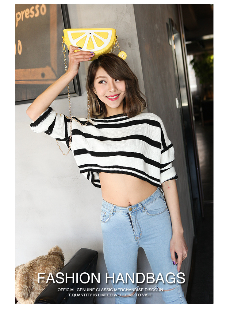 Wholesale cartoon fruit chain shoulder bag - Nihaojewelry