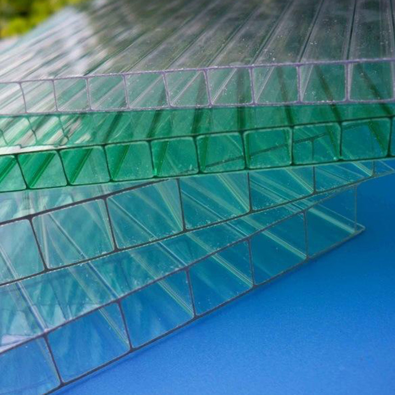 阳光板透明 双层中空 四层阳光板 塑料板 屋顶棚 耐力阳光板 - 建材批发网
