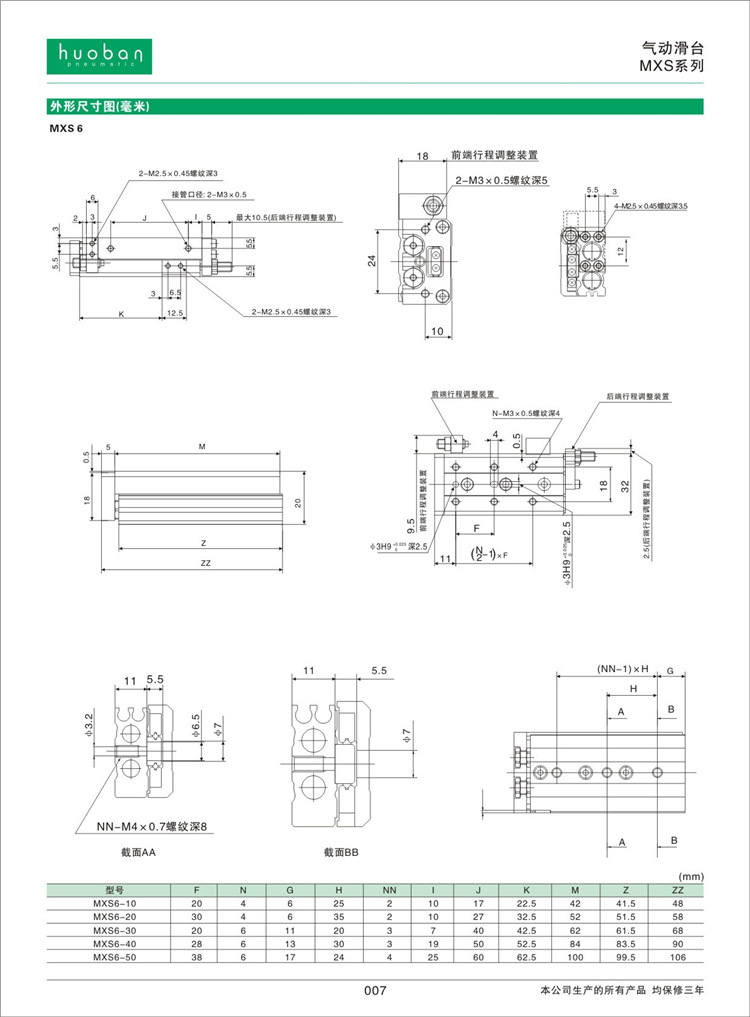SMC型MXS25-10/20/30/40/50/75/100/125/150A/B/CS/AT-阿里巴巴