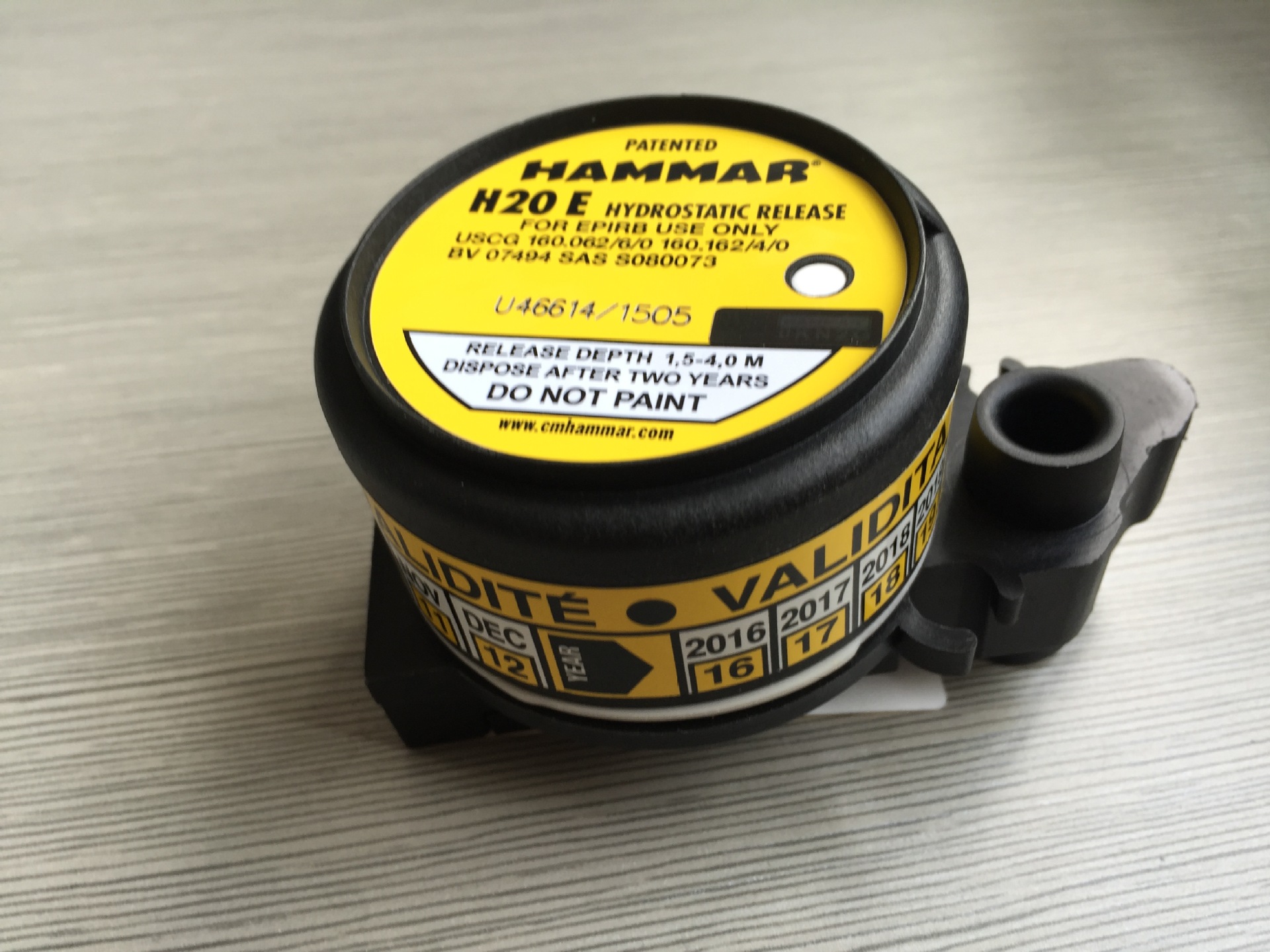 HAMMAR H20E 哈马 船用静水压力释放器 用于EPIRB无线电示位标-阿里巴巴