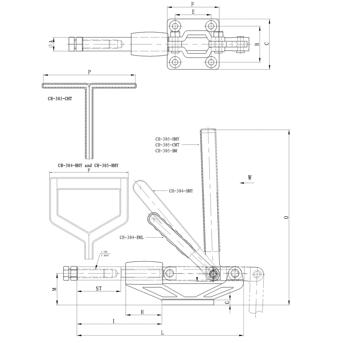 供应 CH-304-EML/CH-305-CMT/CH-305-HMT/CH-304或305-HMY 夹钳-阿里巴巴