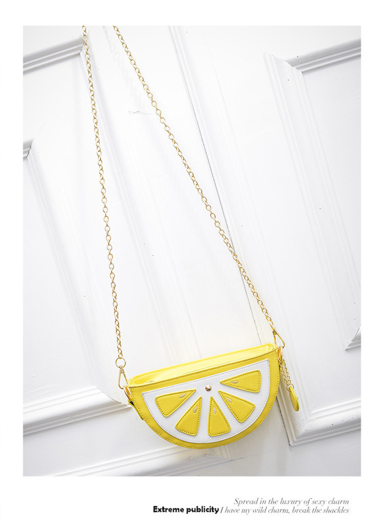 Wholesale cartoon fruit chain shoulder bag - Nihaojewelry