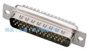 DB44公头 VGA插头 DB-44P针 黑胶 HDB44针 三排44芯接头 焊线式-阿里巴巴