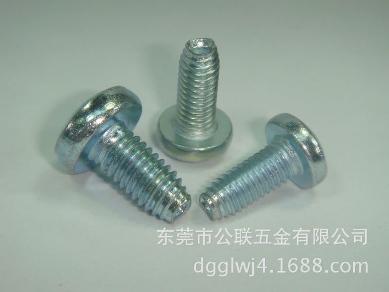 十字槽盘头三角牙缩尾螺丝PM3*5 三角牙自攻锁紧螺钉 各种规格-阿里巴巴