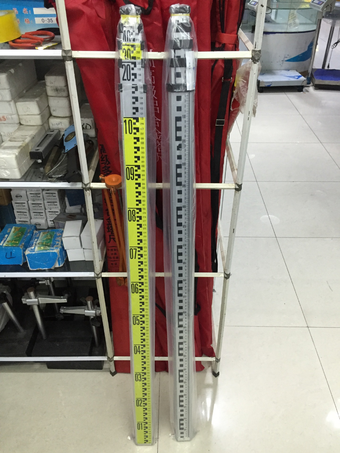 7米5米3米水准仪塔尺 铝合金塔尺 双刻度-阿里巴巴