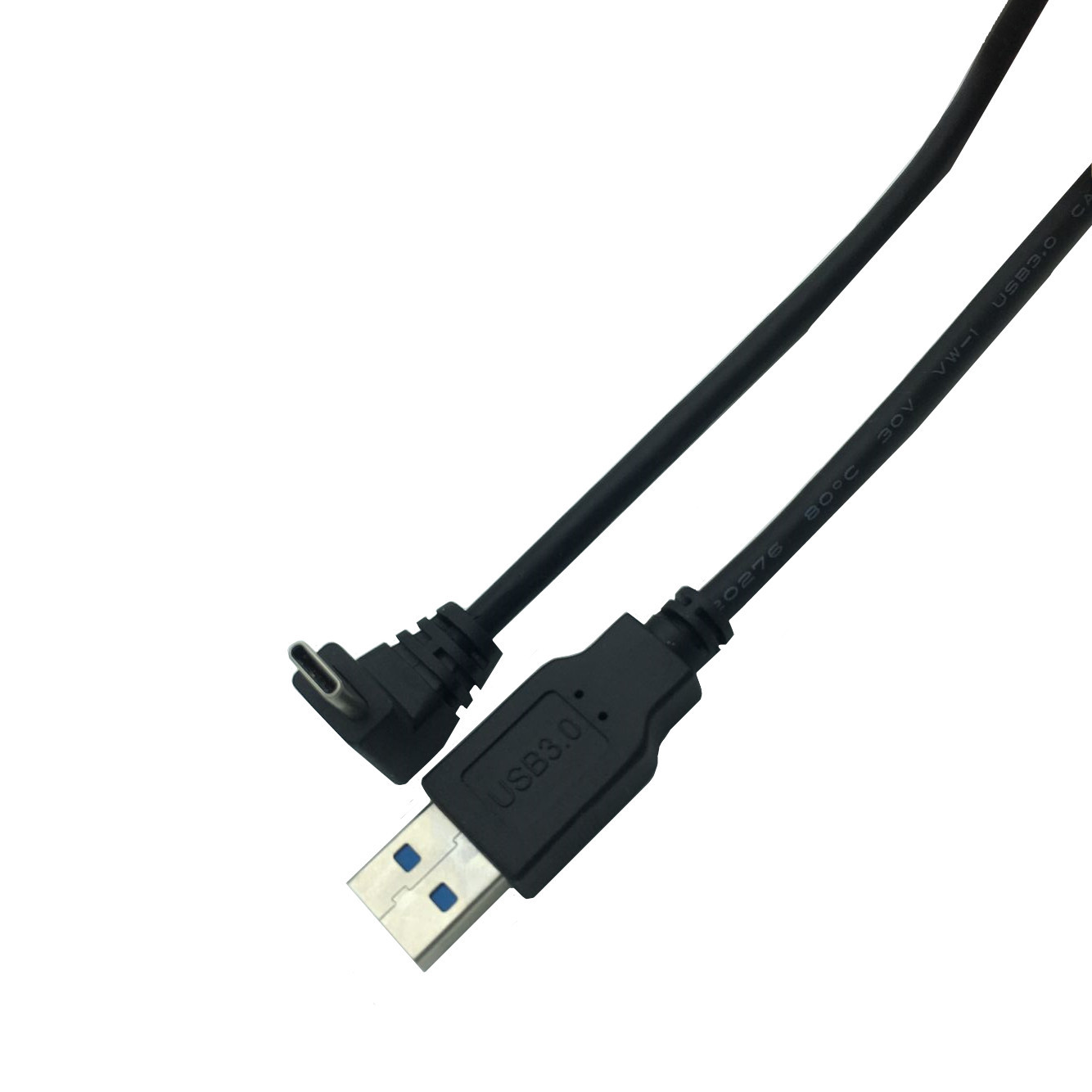 标准USB3.0 Type-C 90度弯头电脑笔记本手机数据充电数据连接线-阿里巴巴