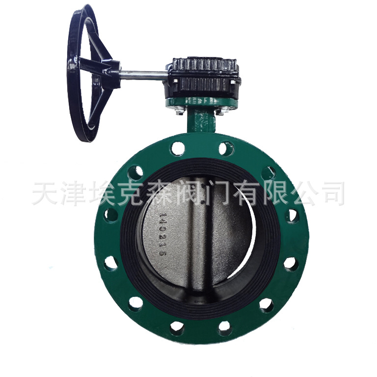 厂家供应 涡轮蝶阀 不锈钢涡轮法兰蝶阀 D341X-10涡轮蝶阀dn200-阿里巴巴