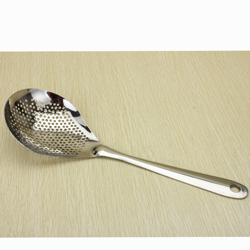 不锈钢漏勺水勺漏 花椒漏不锈钢漏勺油漏水勺漏小孔漏-阿里巴巴