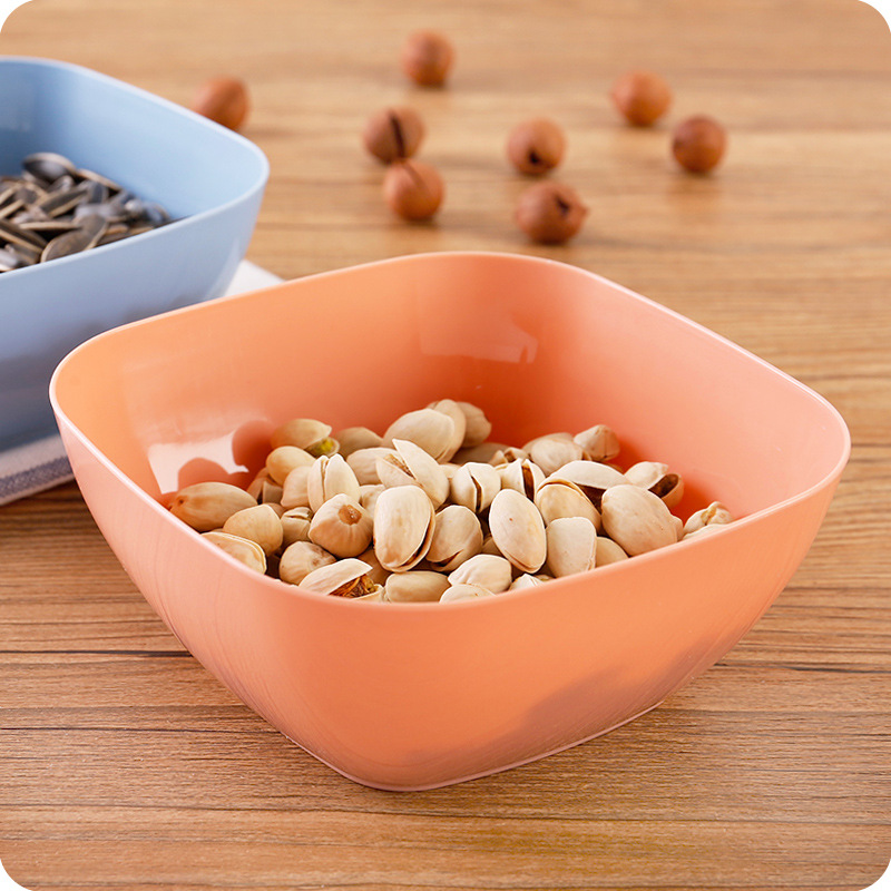 Square fruit plate living room plastic fruit bowl home kitchen washing ...