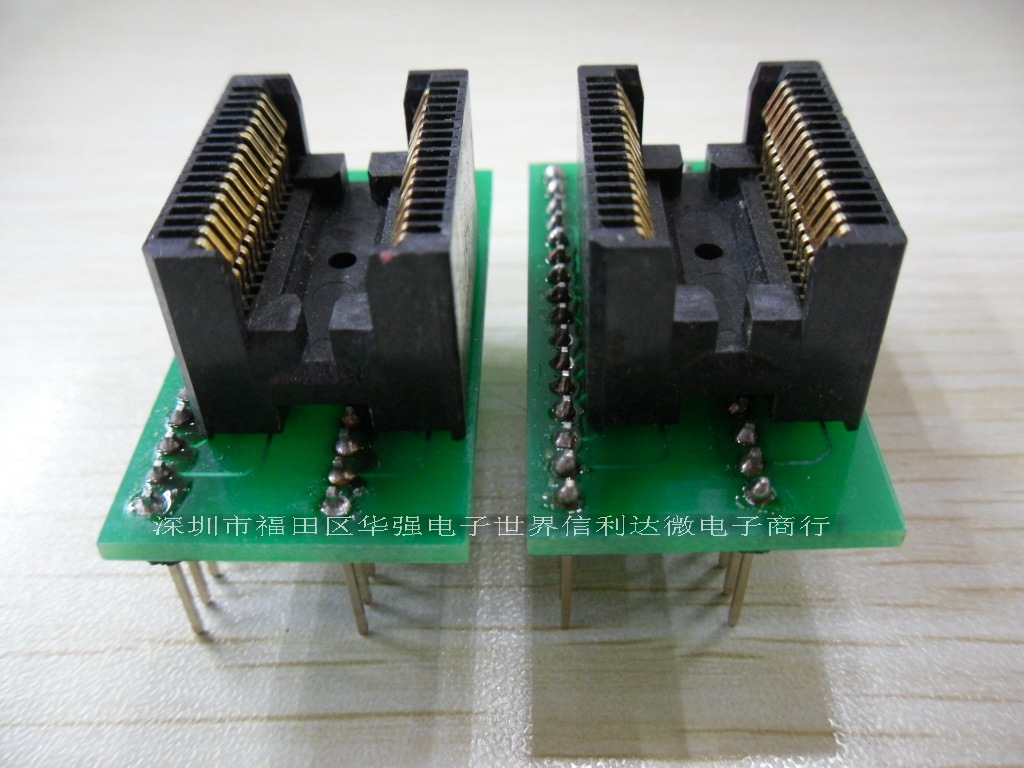 IC烧录座SOJ-32 TSOC-32 400mil 宽11.05-11.3MM-阿里巴巴