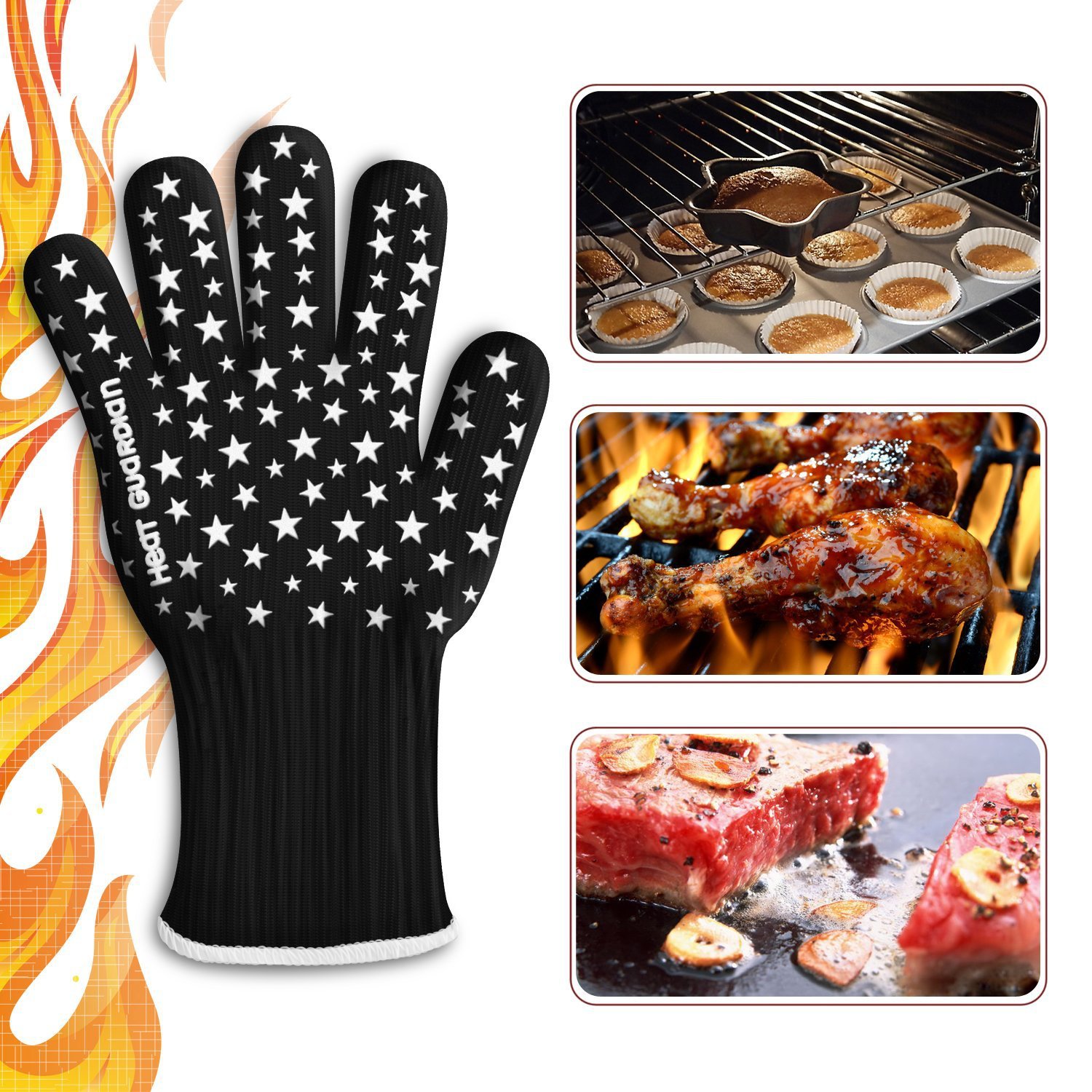 BBQ耐高温800度隔热芳纶硅胶手套微波炉烧烤防火防烫手套采购价格、怎么样、行情市场-CCEE选品中心