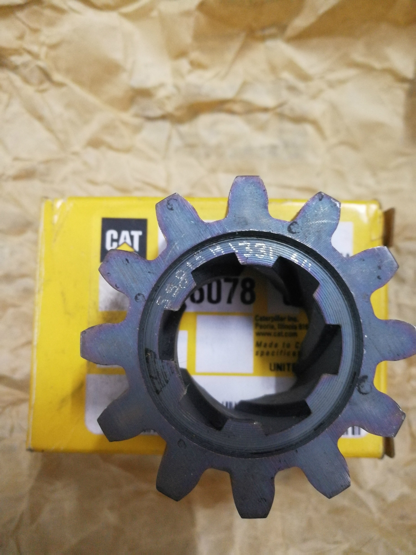 供应卡特彼勒发动机启动马达齿轮2W-6078-阿里巴巴