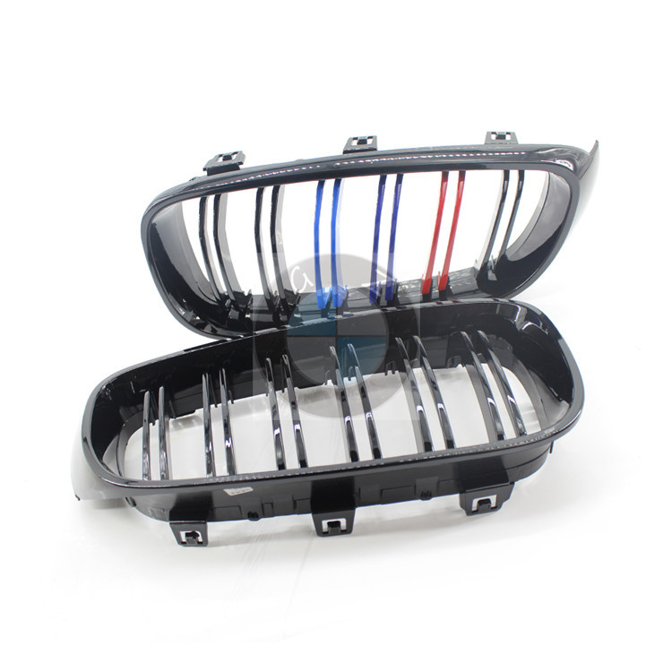 批发供应适用BMW宝马3系GT F34 14-16年中网 亮黑双线M版中网格栅-阿里巴巴