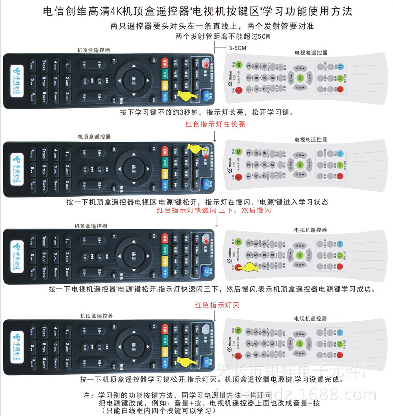 中国电信移动联通高清广东IPTV E900-S E910智能网络机顶盒遥控器-阿里巴巴