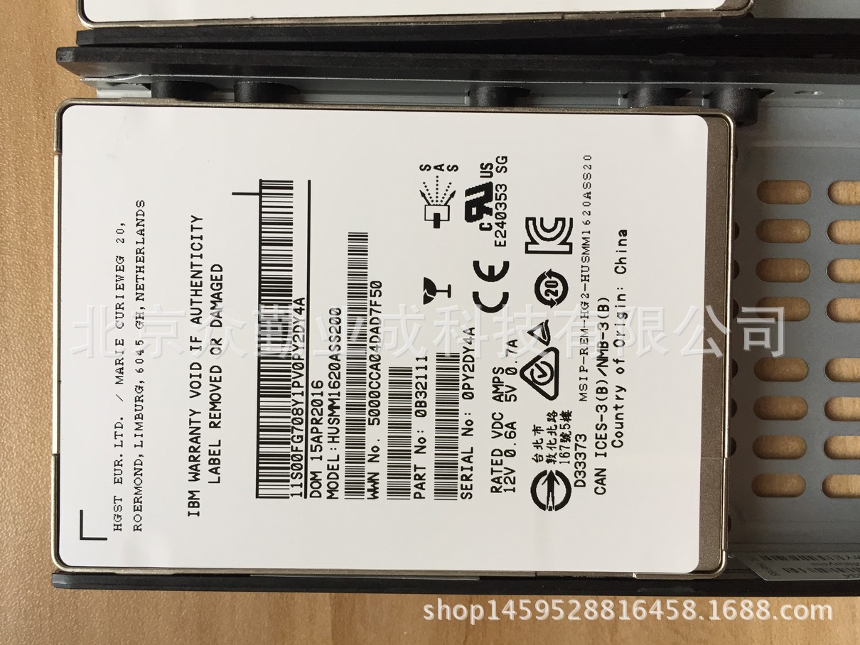 IBM 43N3423/85Y6188 200GB SAS 2.5 V7000 SSD固态存储00Y2447-阿里巴巴