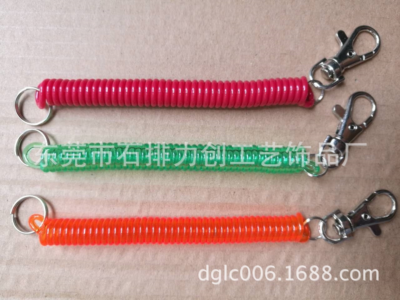 塑料弹簧绳黑色弹力挂绳伸缩绳金属扣弹力失手绳皮具配件箱包挂绳-阿里巴巴