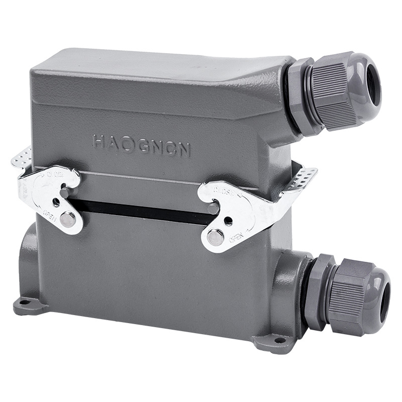 重载连接器HDC-HA-004-2 M/F 4芯矩形连接器热流道插头ACJ3-10A/4-阿里巴巴