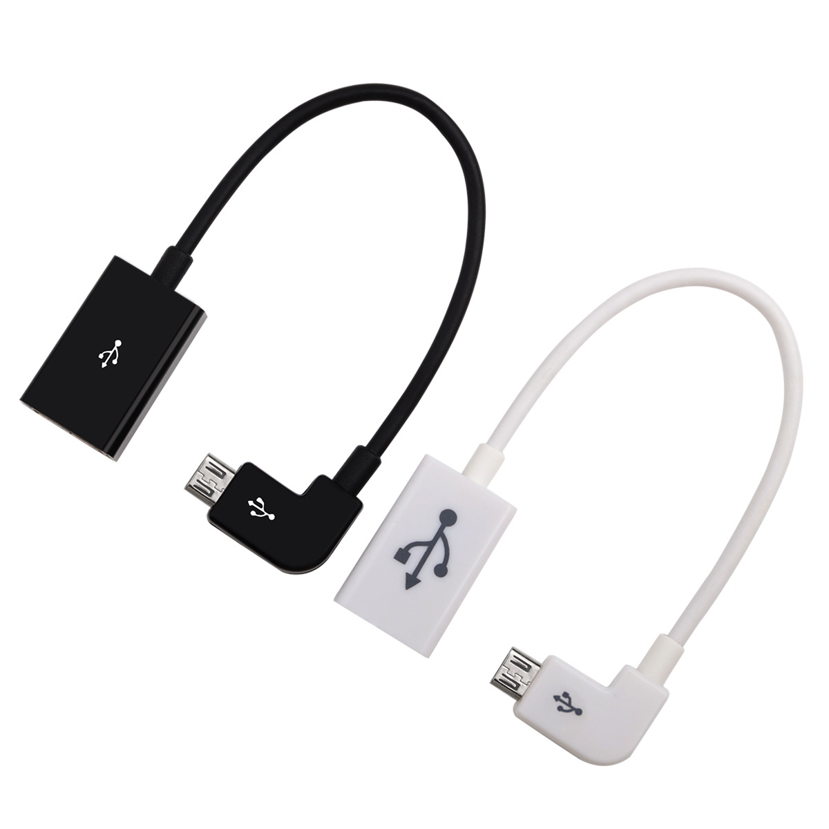 手机平板用 USB OTG线microOTG线 手机适用华为小米谷歌弯头OTG线-阿里巴巴