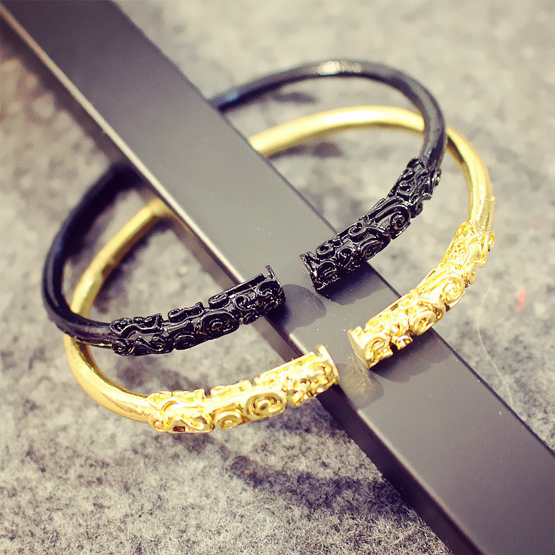 Wholesale great sage returns ruyi golden hoop bang bracelet - Nihaojewelry