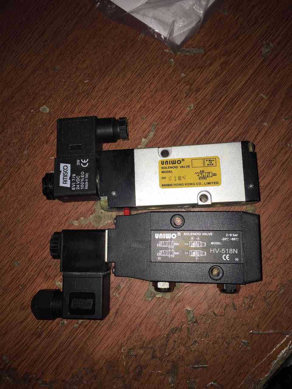 阀门气动执行器电磁阀进口UNIWO电磁阀HV-515N气动换向阀HV-515MN-阿里巴巴