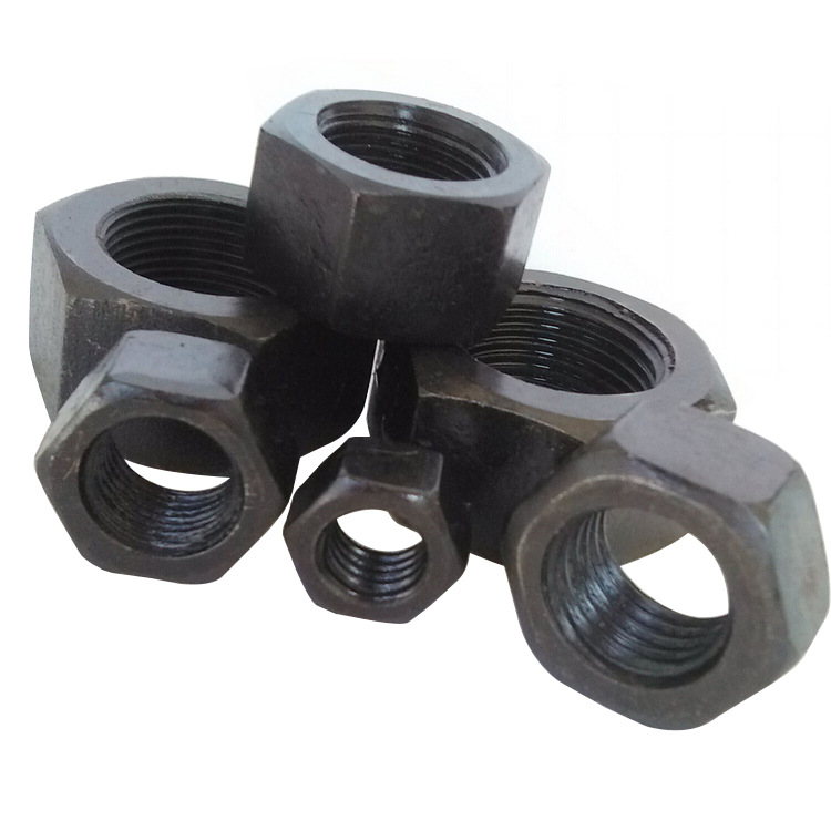 厂家8.8正八级淬火GB6170高强度发黑六角螺母外六角螺帽螺母M6-90-阿里巴巴